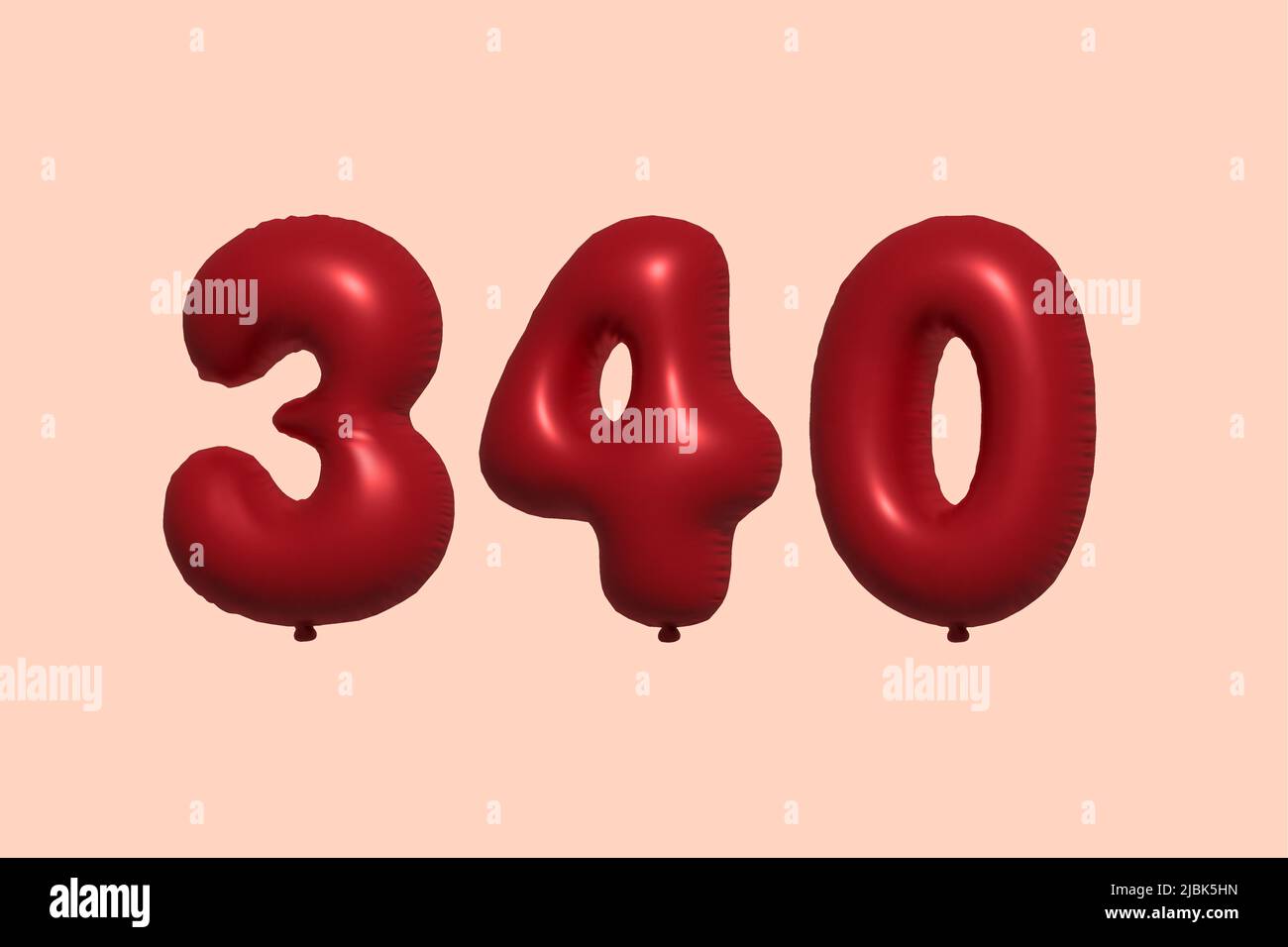 3d number 340 hi-res stock photography and images - Alamy