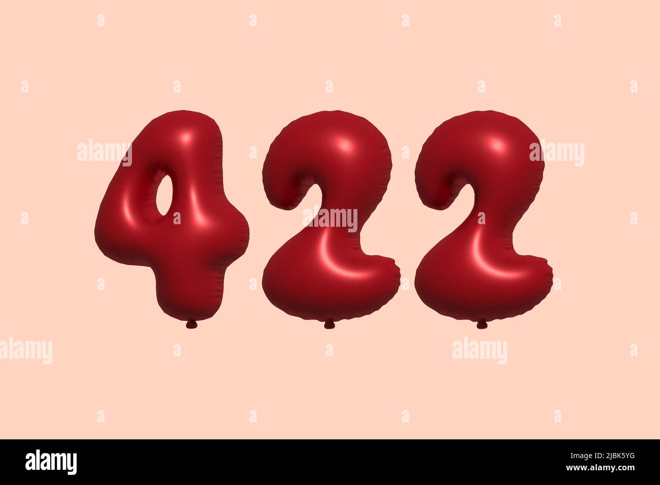 3d number 422 hi-res stock photography and images - Alamy