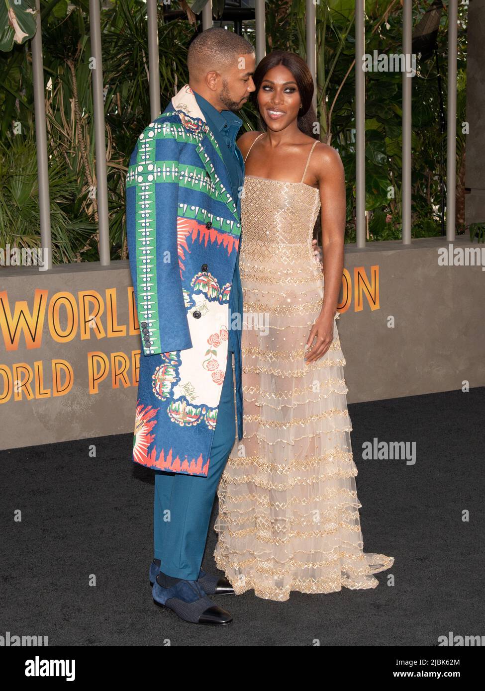 07 June 2022 - Los Angeles, California - Alano Miller and DeWanda Wise ...