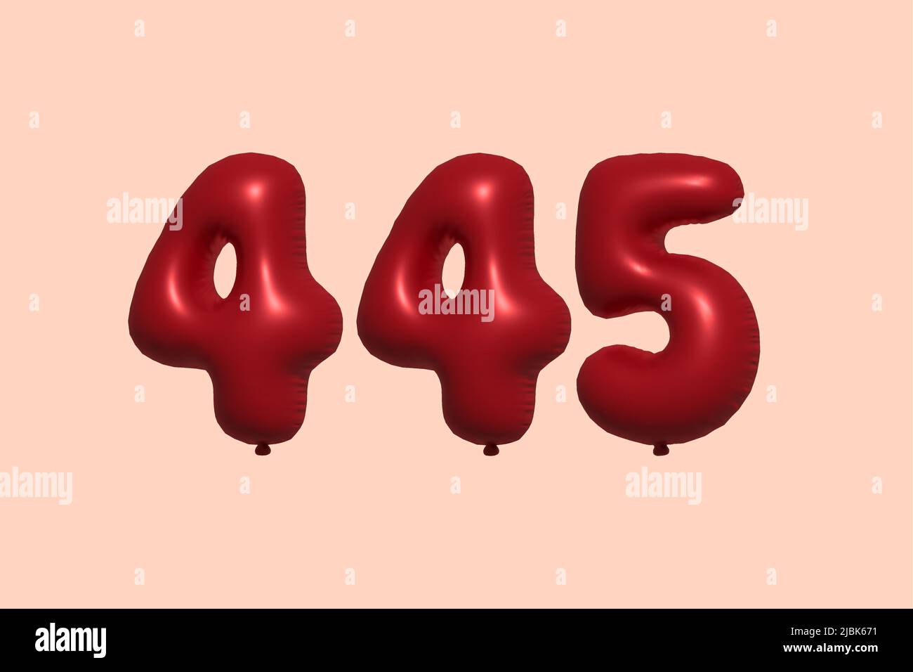 3d number 445 hi-res stock photography and images - Alamy