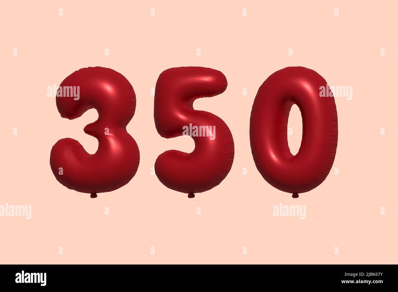 Balloon number 350 hi-res stock photography and images - Alamy
