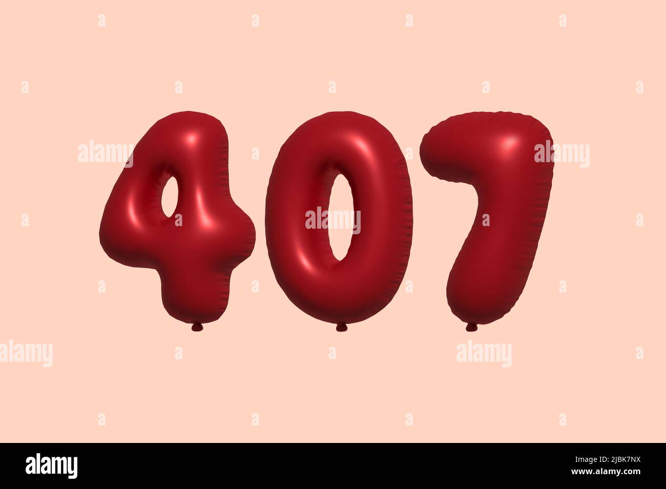 3d number 407 hi-res stock photography and images - Alamy