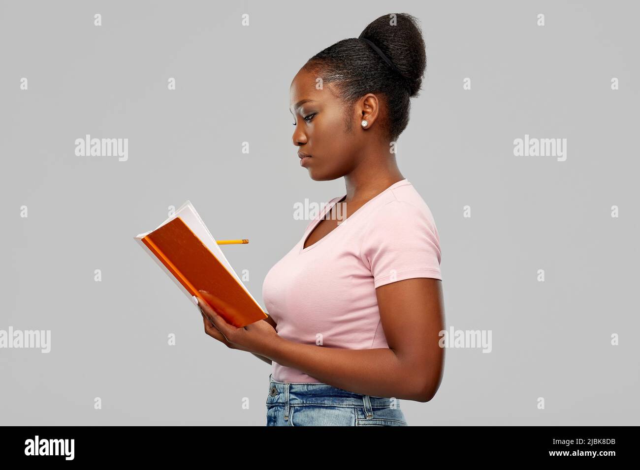 Beautiful female african american university hi-res stock photography ...