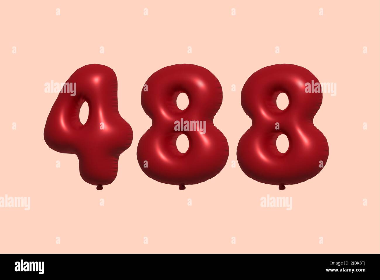 3d number 488 hi-res stock photography and images - Alamy