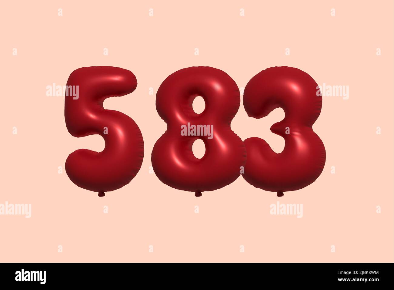3d number 582 hi-res stock photography and images - Alamy