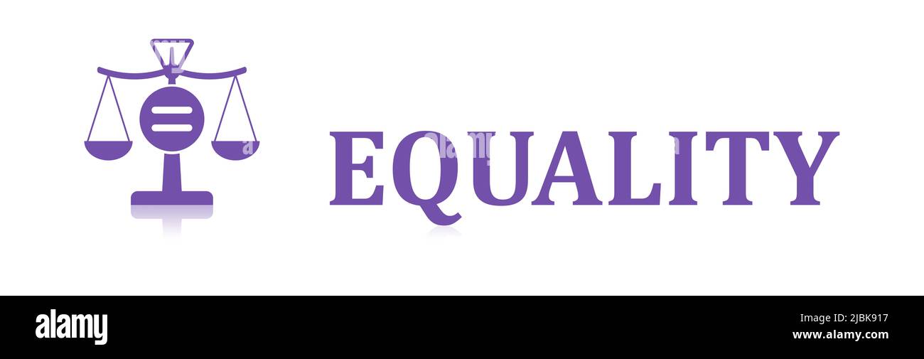 Illustration of an equality concept Stock Photo - Alamy