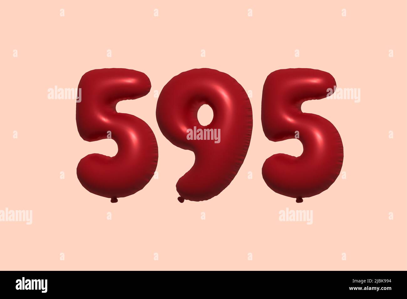 3d number 595 hi-res stock photography and images - Alamy