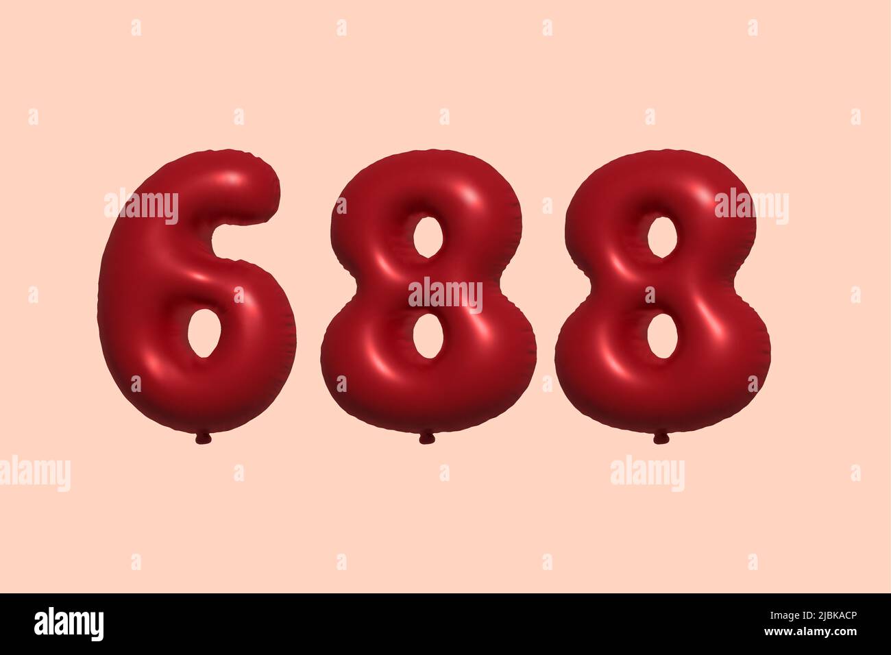 3d number 688 hi-res stock photography and images - Alamy