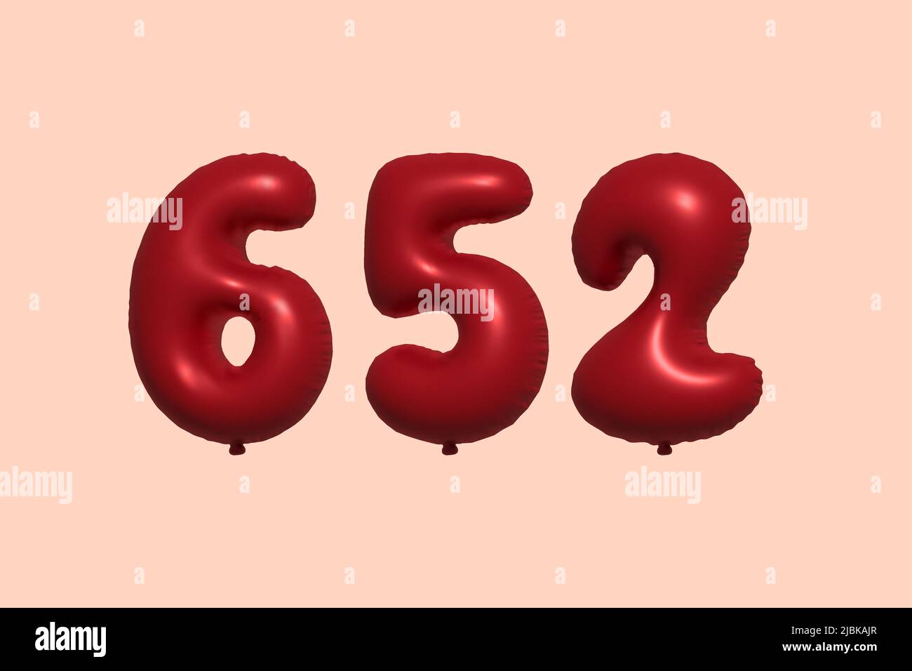 3d number 652 hi-res stock photography and images - Alamy