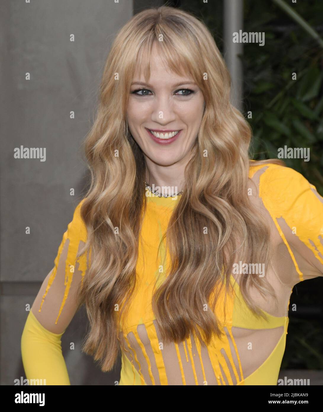 Emily Carmichael arrives at the Universal Pictures' JURASSIC WORLD ...