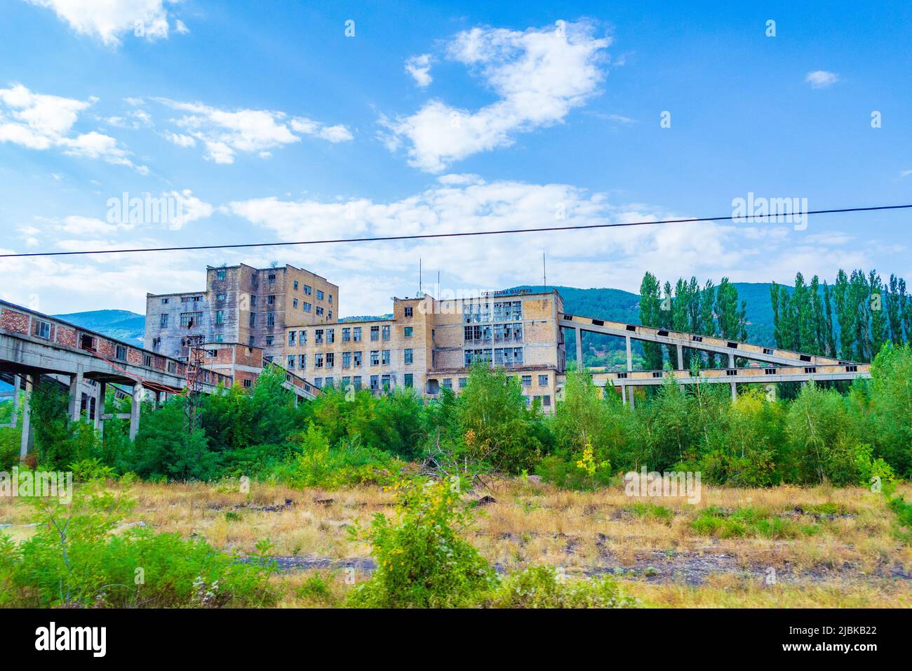 abandoned factory in Sliven district,Bulgaria Stock Photo - Alamy