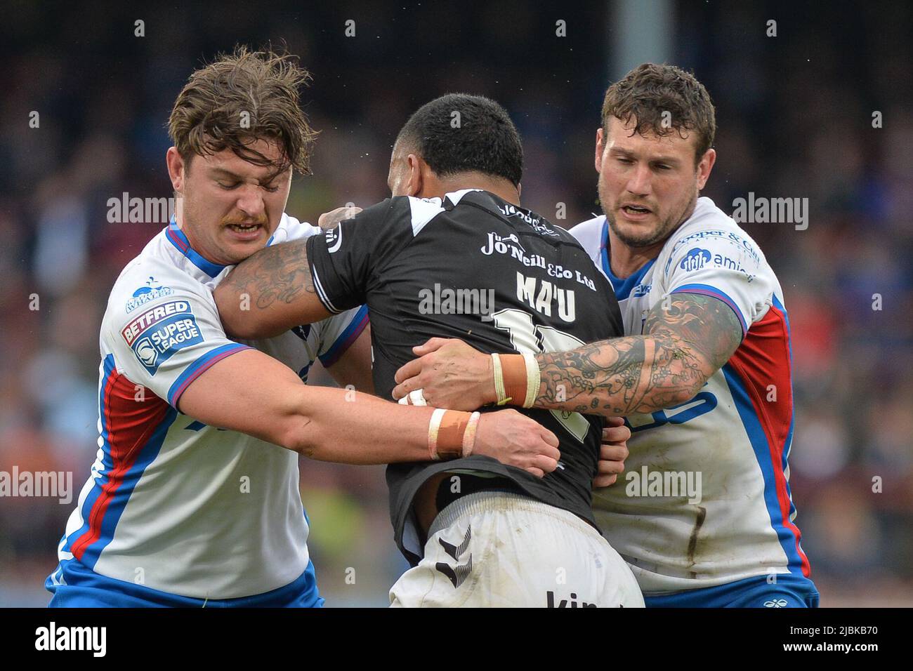 Wakefield, England - 5 June 2022 - Wakefield Trinity's Jordan Crowther ...