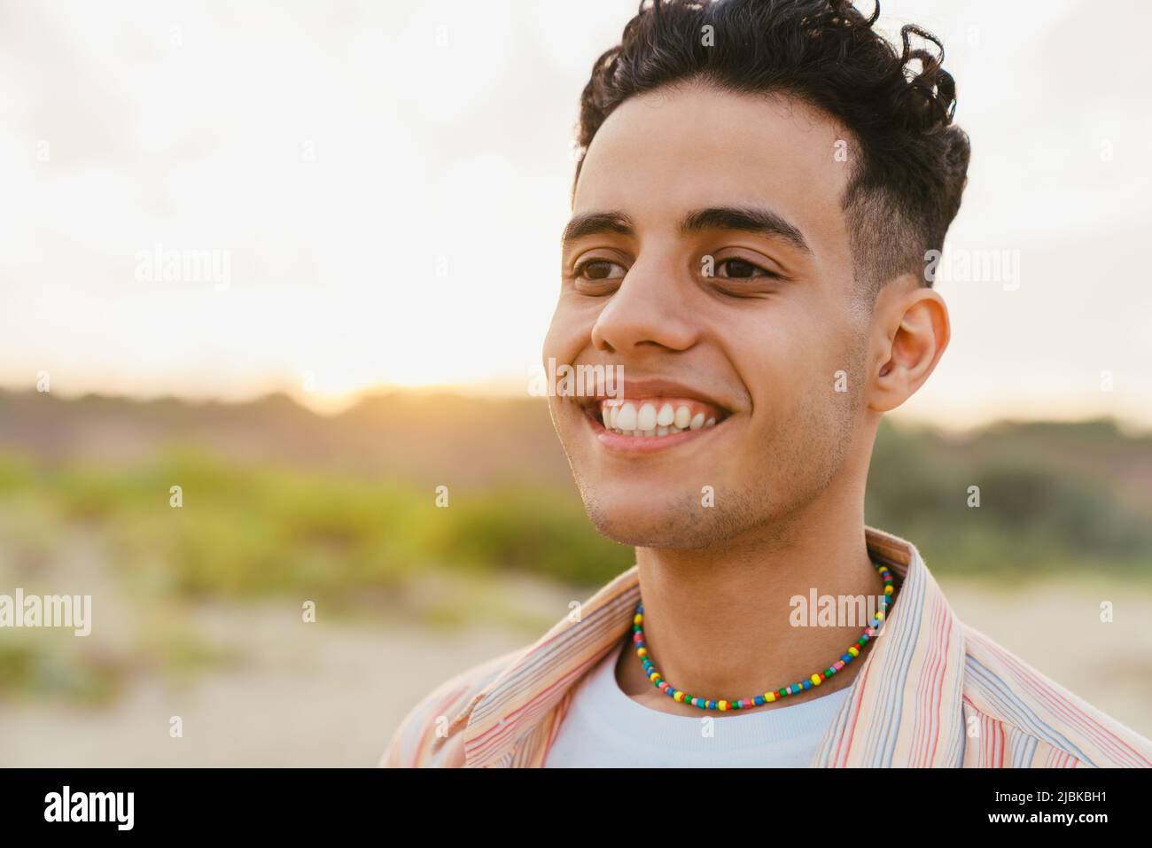 Middle eastern man smiling hi-res stock photography and images - Alamy
