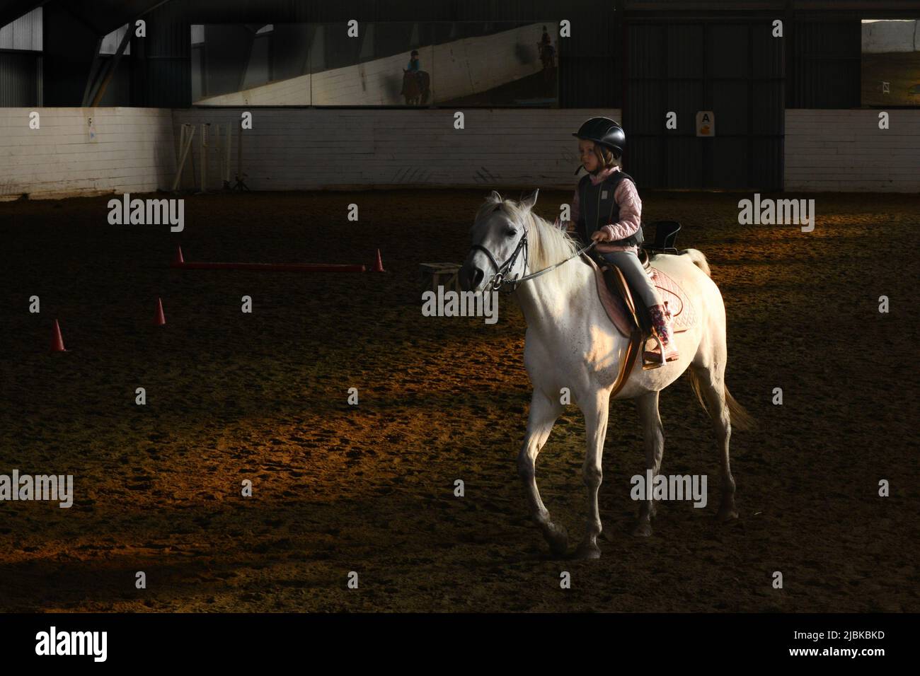 Riding a white hi-res stock photography and images - Alamy