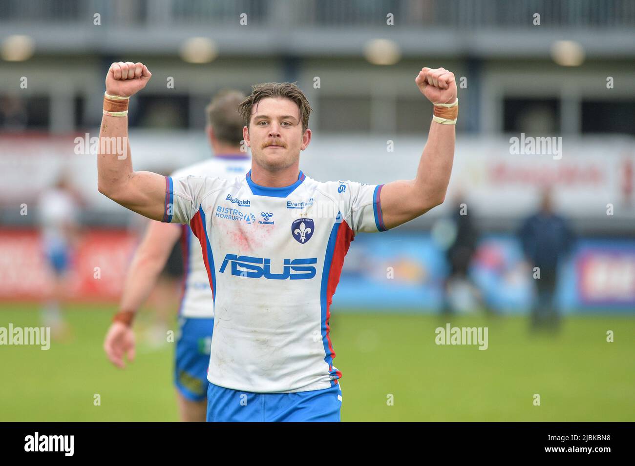 Wakefield, England - 5 June 2022 - Wakefield Trinity's Jordan Crowther ...