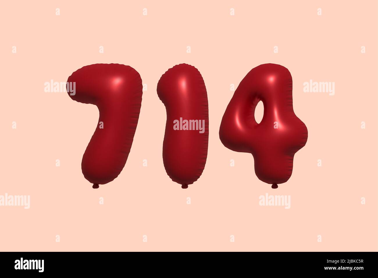 3d number 714 hi-res stock photography and images - Alamy