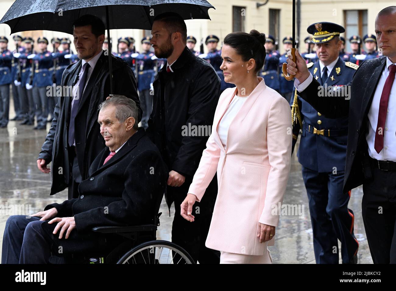 Prague, Czech Republic. 07th June, 2022. Czech President Milos Zeman ...