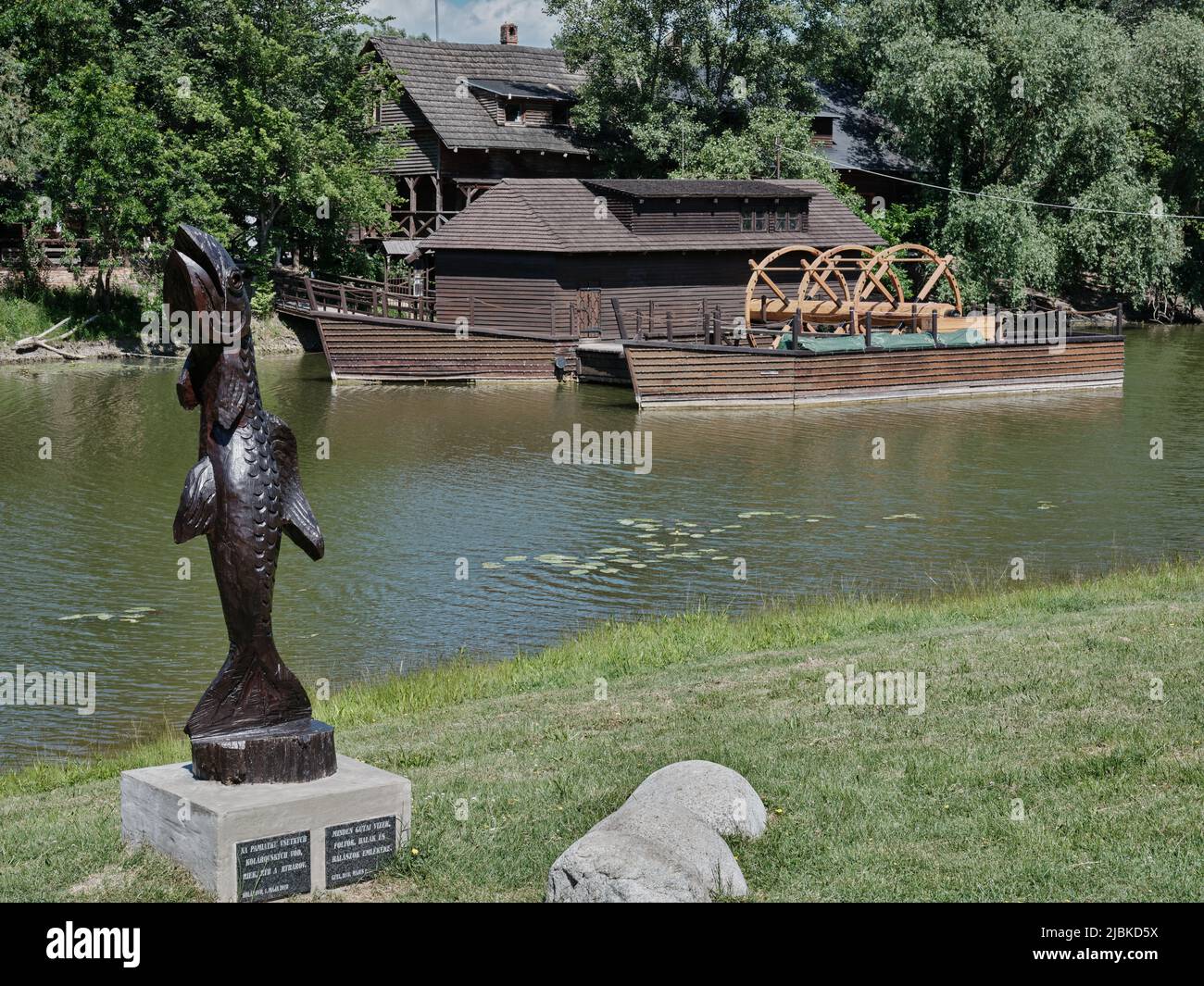 The water mill in Kolárovo is a nicely reconstructed floating water ...