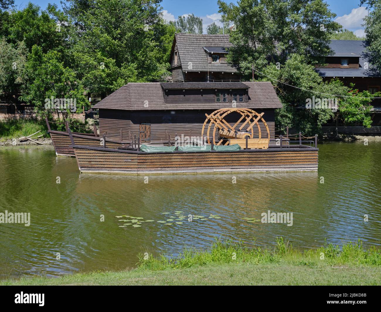 The water mill in Kolárovo is a nicely reconstructed floating water ...