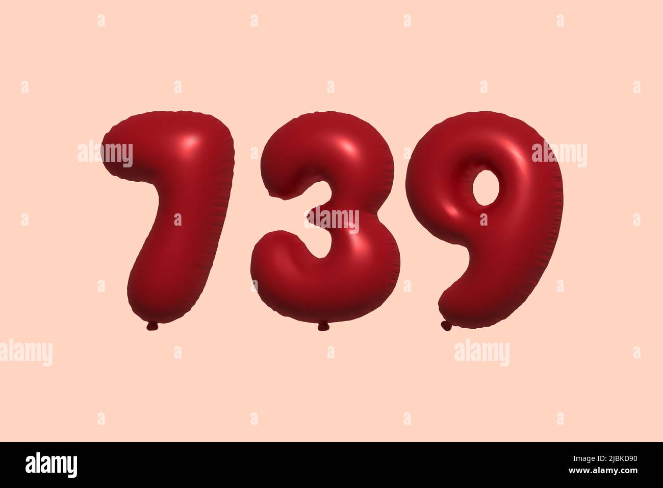 3d number 739 hi-res stock photography and images - Alamy
