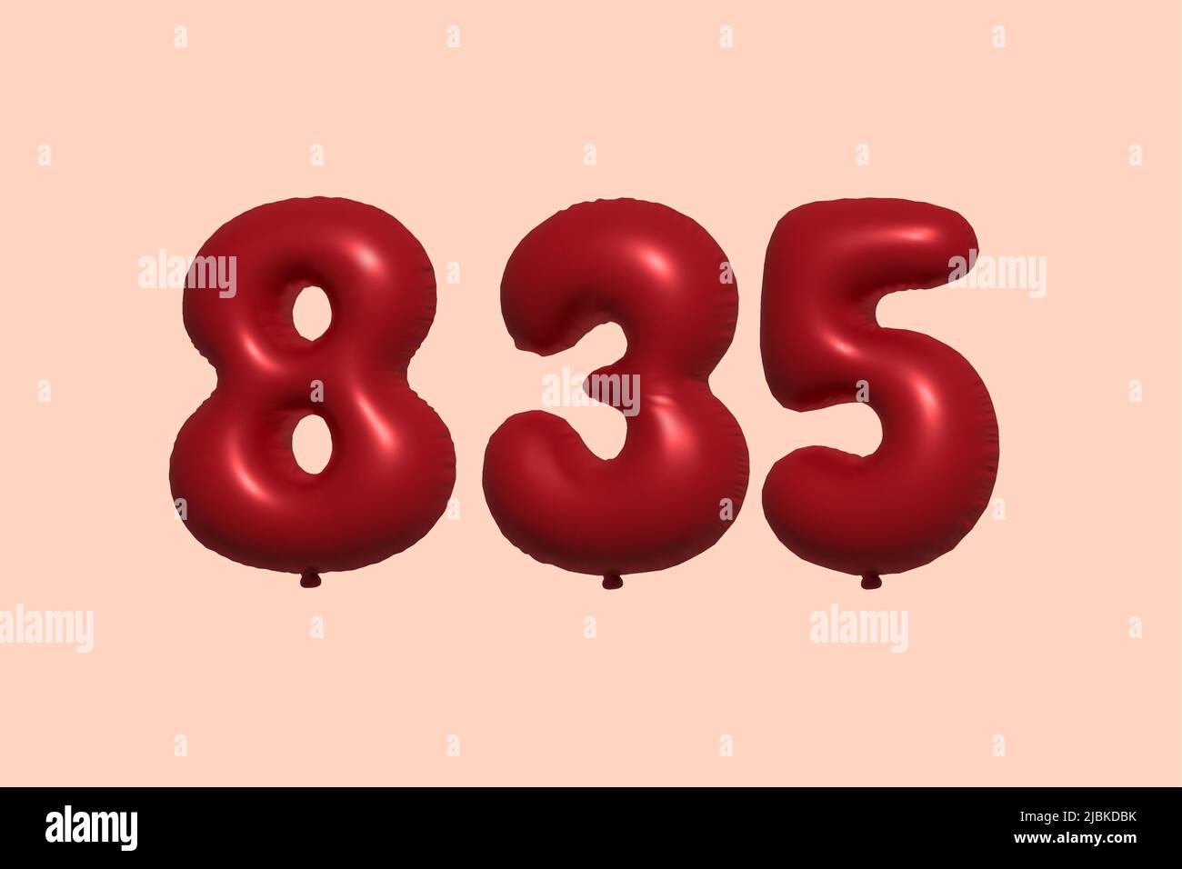 3d number 835 hi-res stock photography and images - Alamy