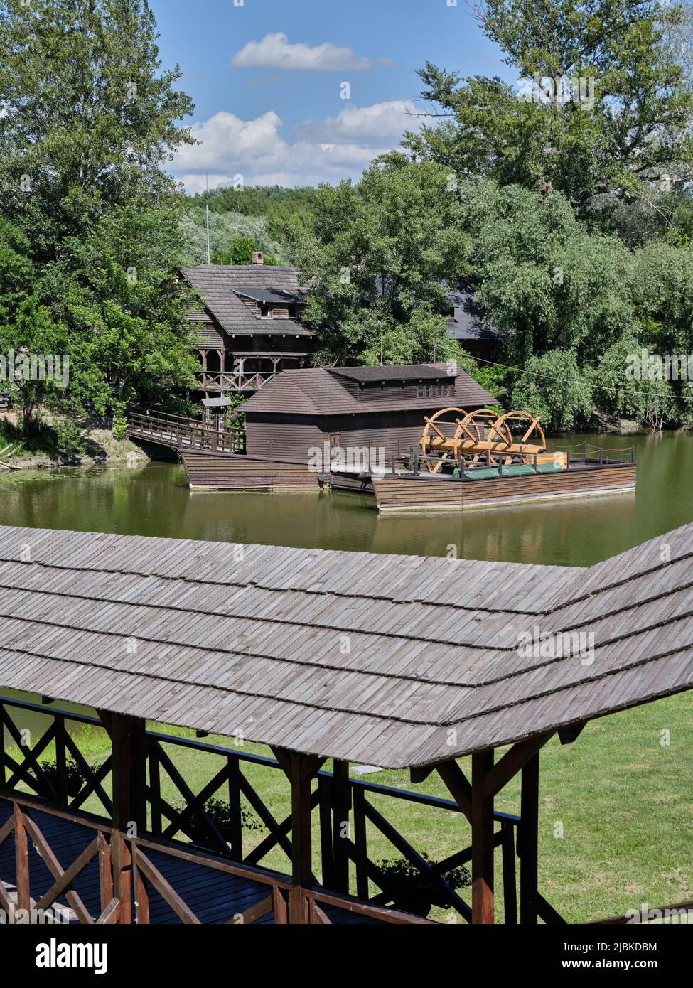 The water mill in Kolárovo is a nicely reconstructed floating water ...