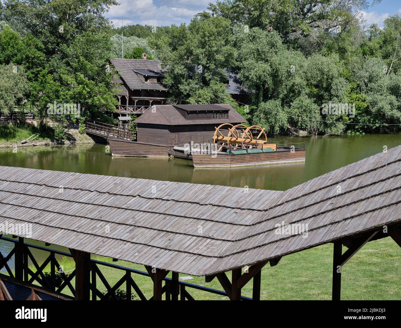 The water mill in Kolárovo is a nicely reconstructed floating water ...