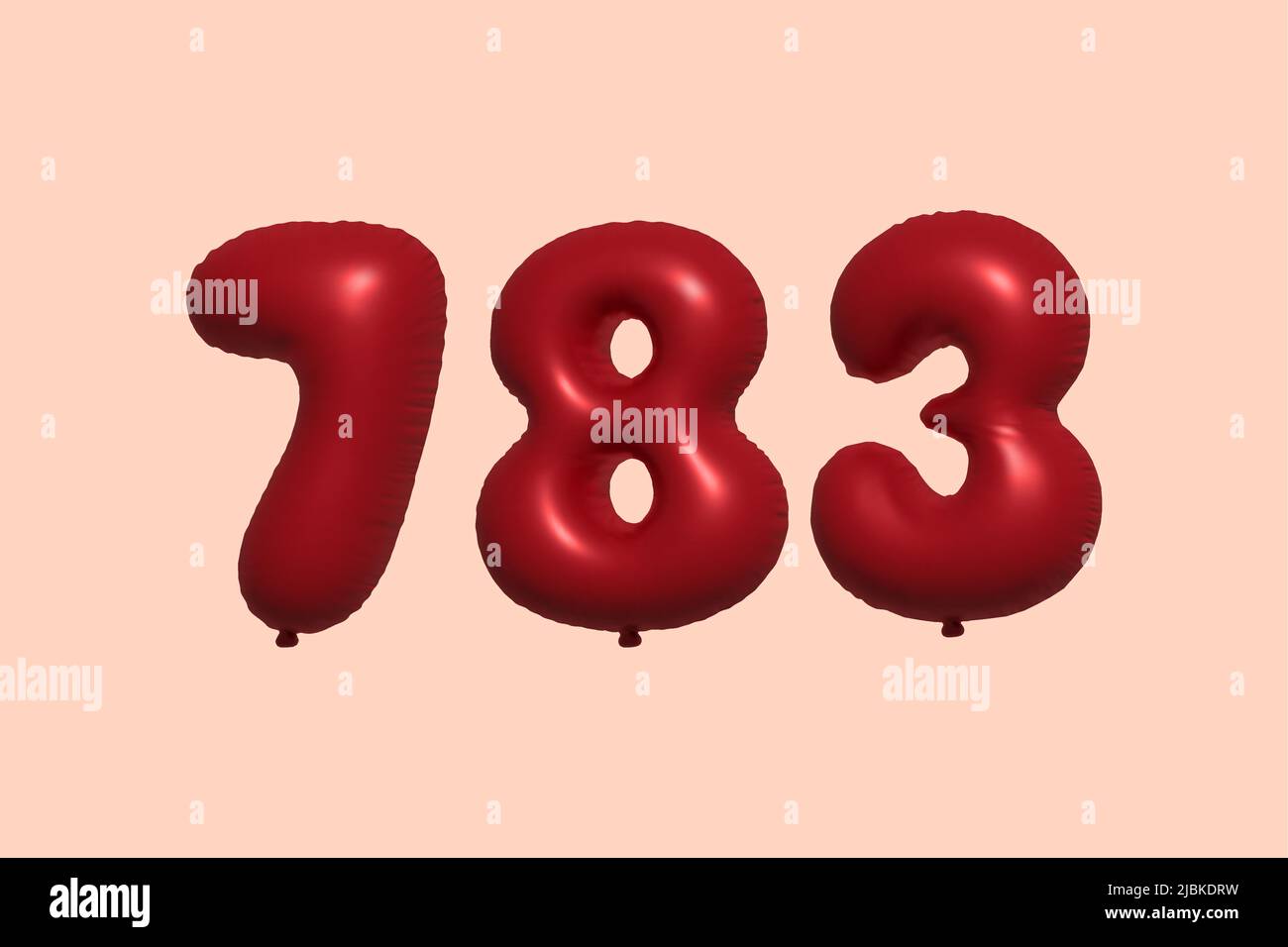 3d number 783 hi-res stock photography and images - Alamy