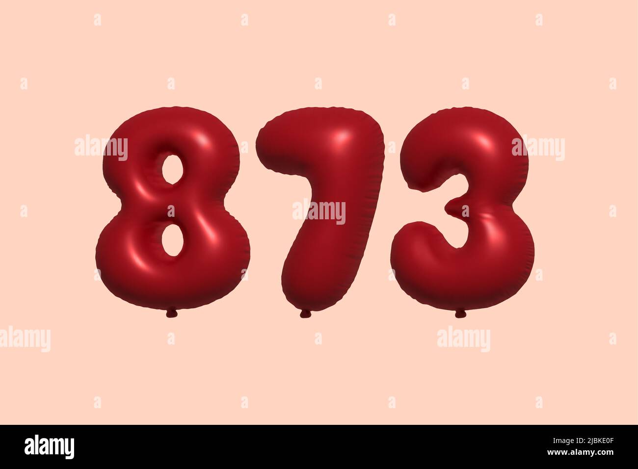 3d number 873 hi-res stock photography and images - Alamy