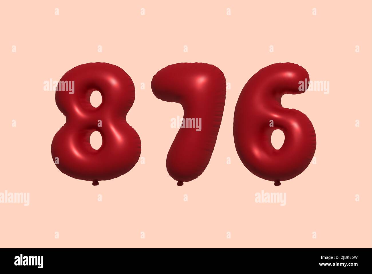 3d number 876 hi-res stock photography and images - Alamy