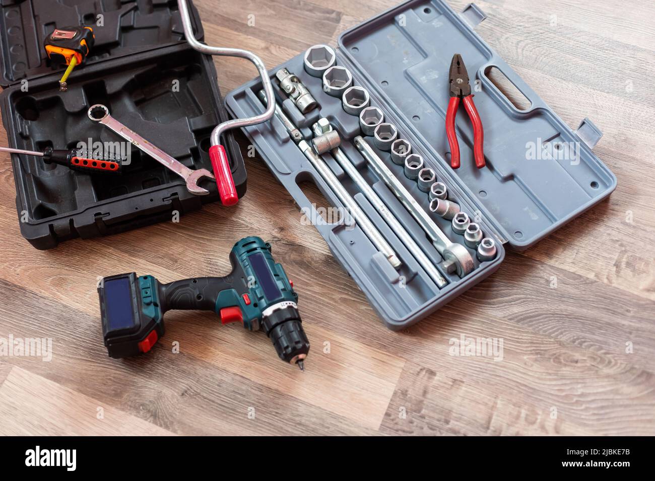 Tool Suitcase. Mechanic Concept. tool box Stock Photo - Alamy