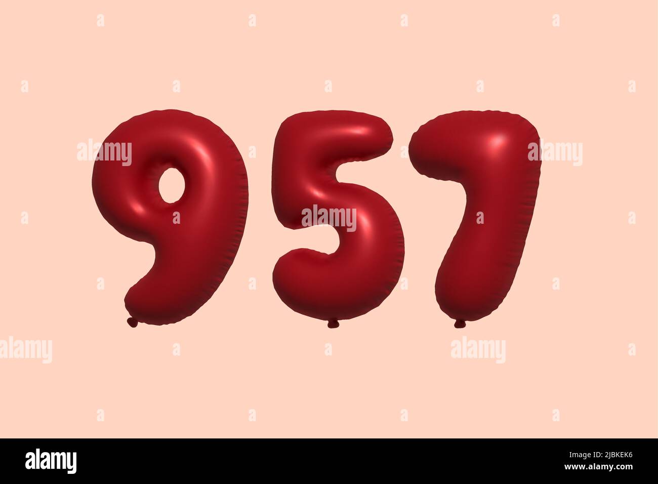 3d number 957 hi-res stock photography and images - Alamy