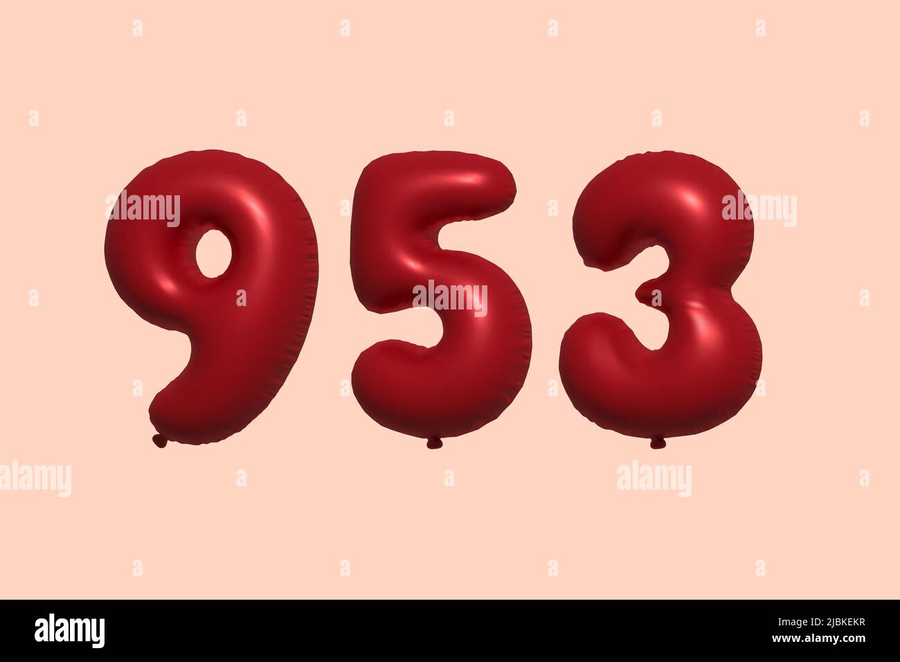 3d number 953 hi-res stock photography and images - Alamy