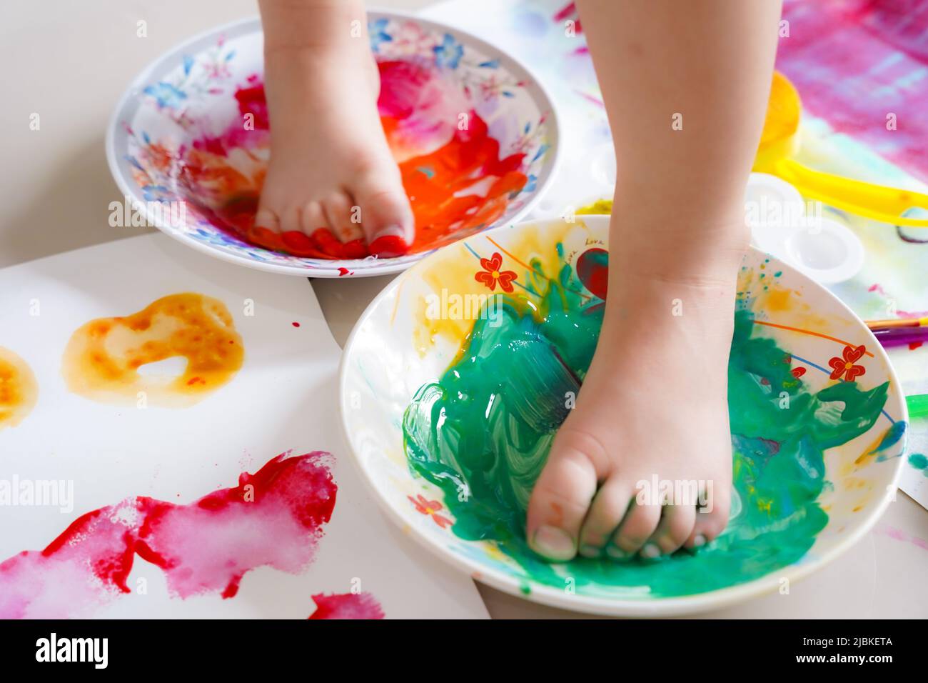 Kids Feet Paint