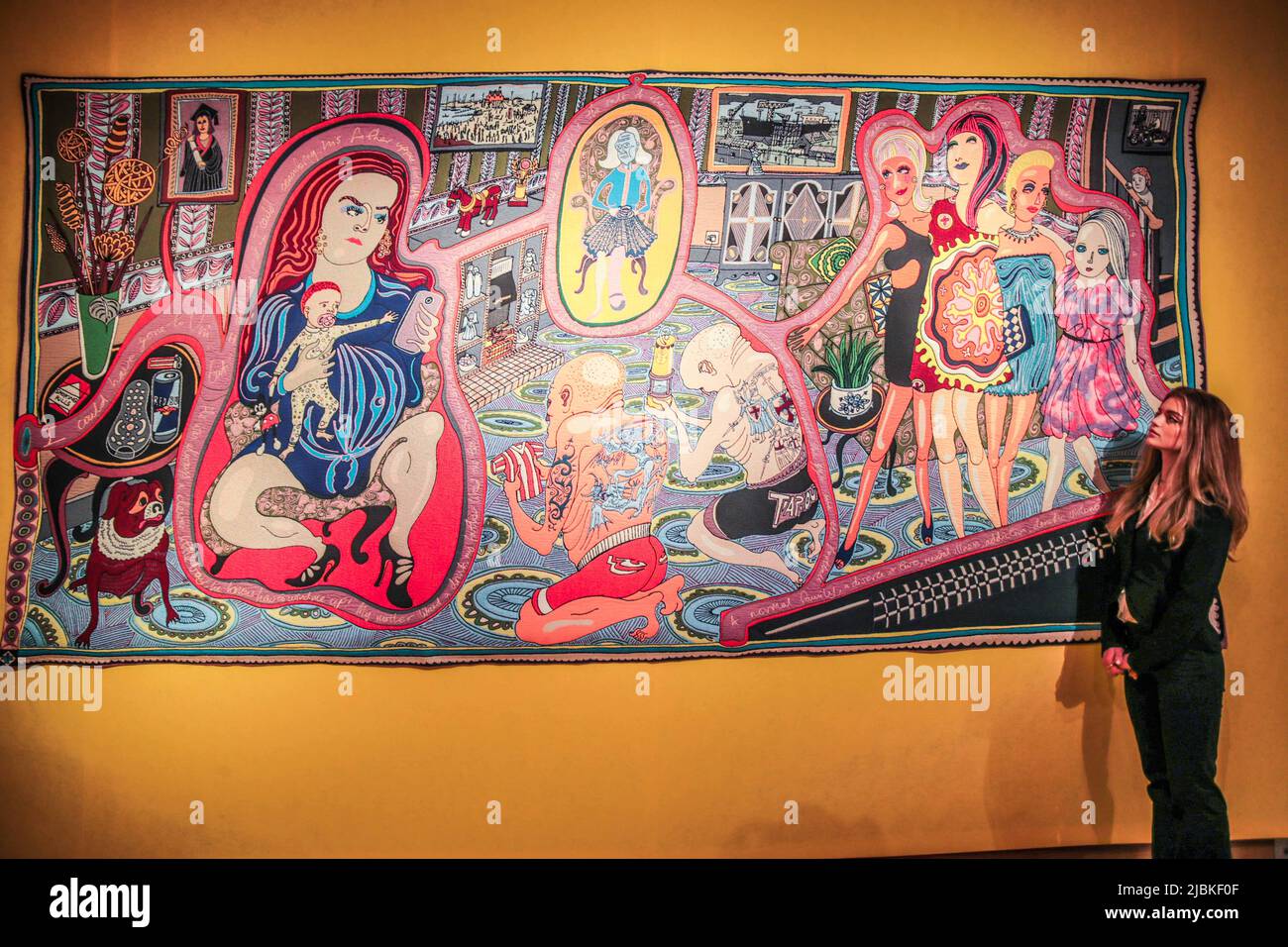 Grayson perry tapestry hi-res stock photography and images - Alamy