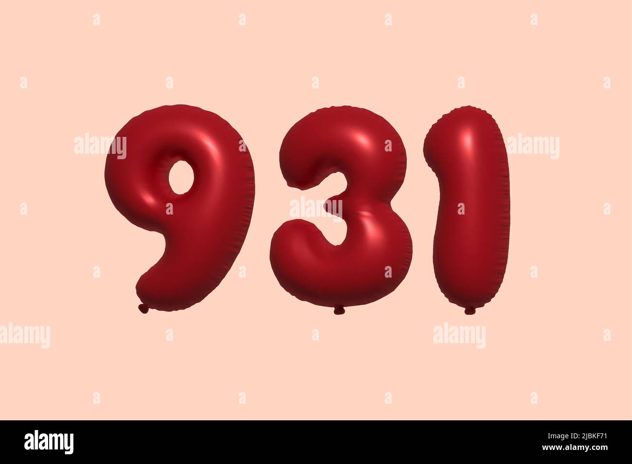 Balloon number 931 hi-res stock photography and images - Alamy