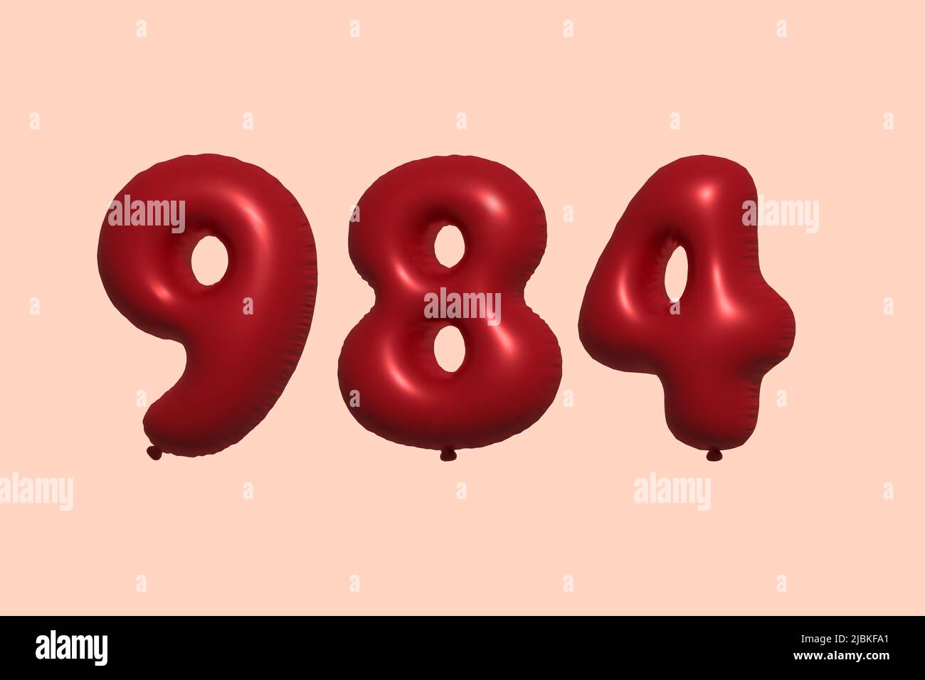 Balloon number 984 hi-res stock photography and images - Alamy