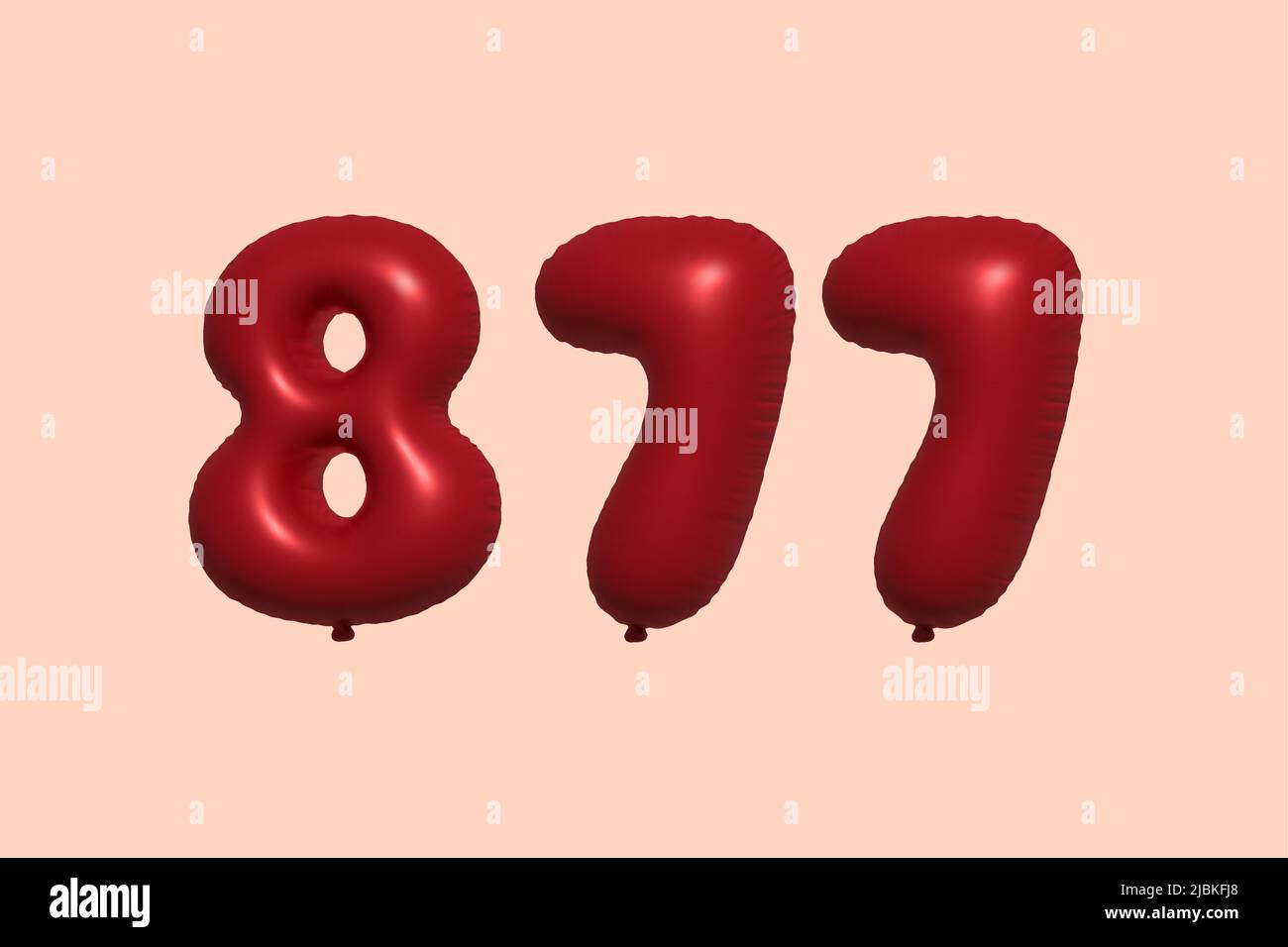 3d number 877 Stock Vector Images - Alamy