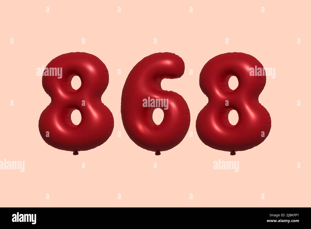 3d number 868 hi-res stock photography and images - Alamy