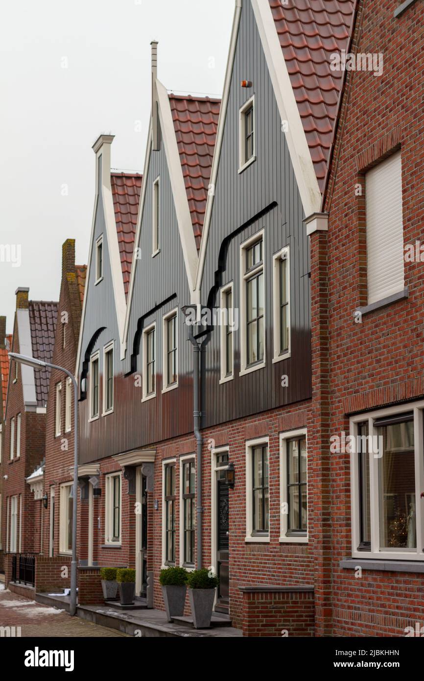 Houses of Volendam , Holland Stock Photo - Alamy