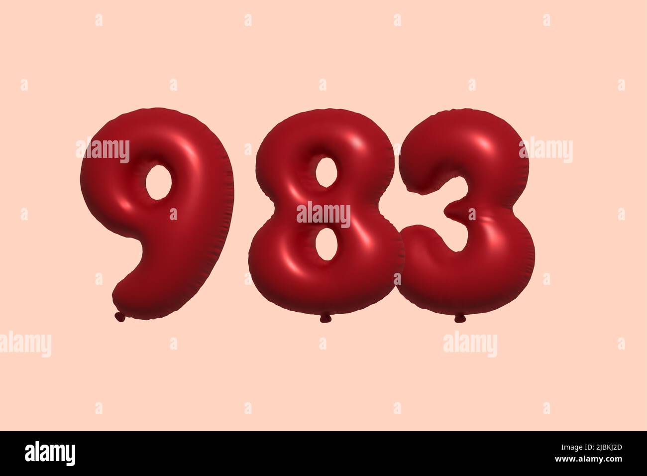 Balloon number 982 hi-res stock photography and images - Alamy