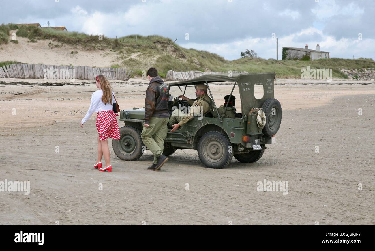 D Day celebrations Utah beach, 6th, June, 2022 Stock Photo - Alamy