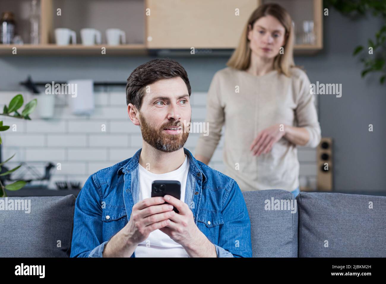 Jealous Wife Quarrels Over Husband Who Uses Phone And Keeps In Touch
