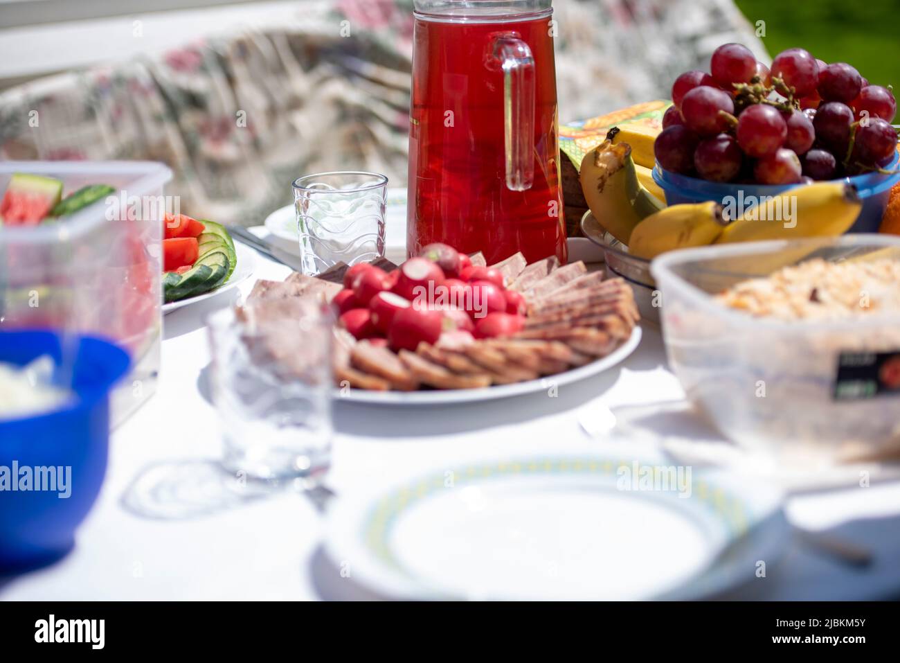 Eastern european feast slavic countries celebration party with ...