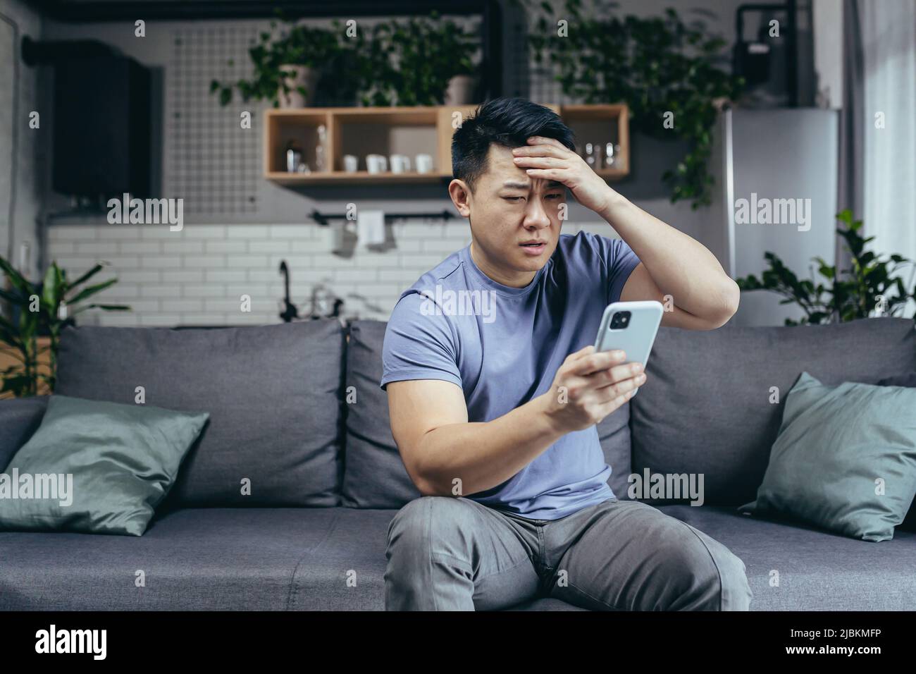 Frustrated Man On Phone