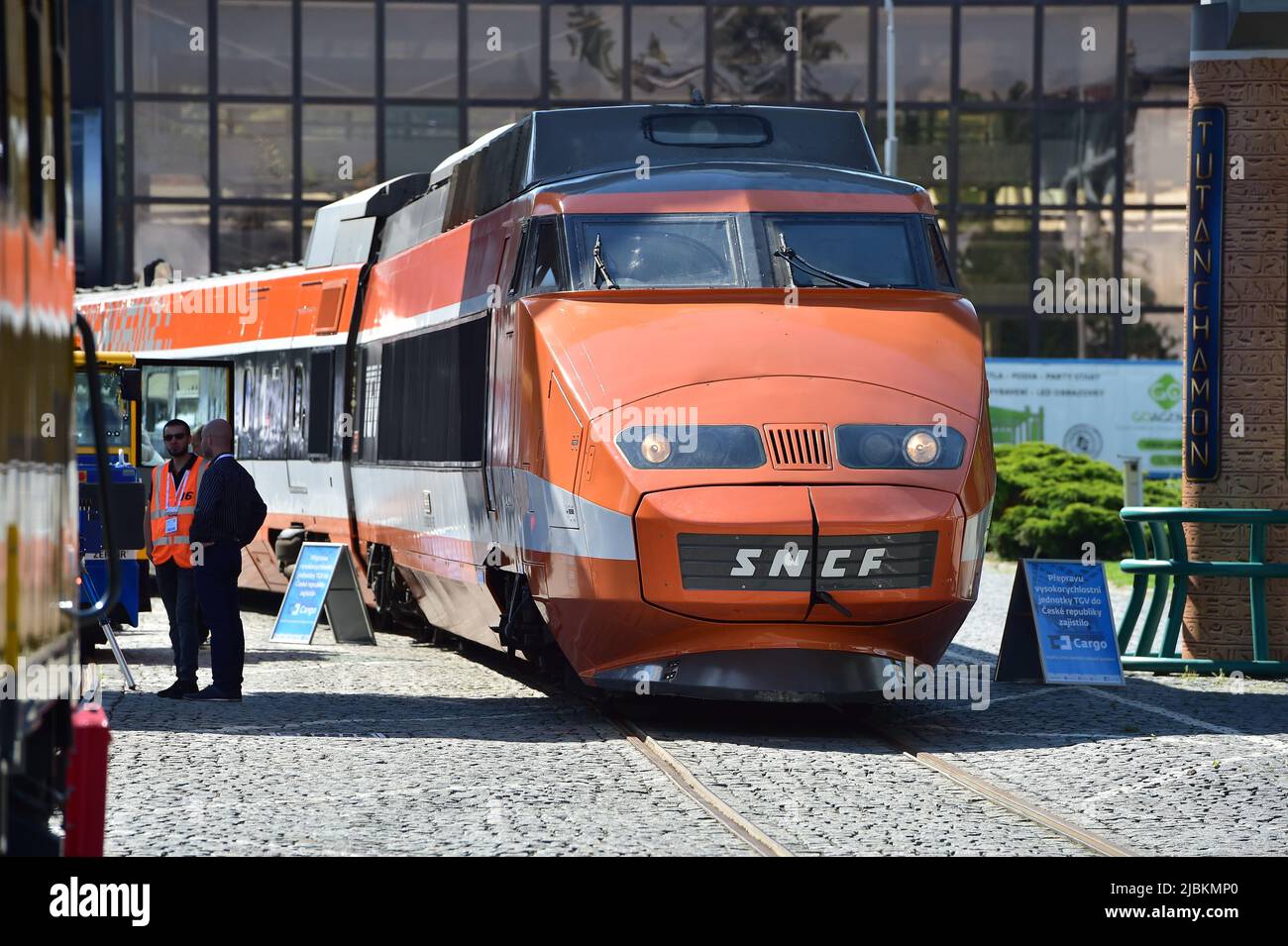 Brno, Czech Republic. 07th June, 2022. France's high-speed train TGV is ...