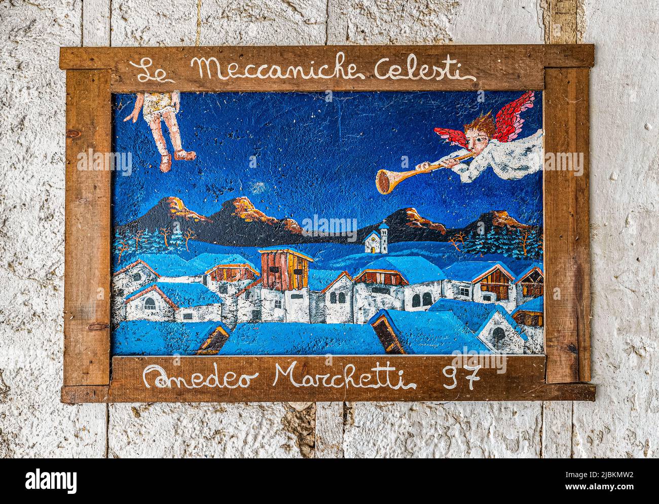 Italy Trentino Balbido - The painted Village - Comune Bleggio Superiore ...