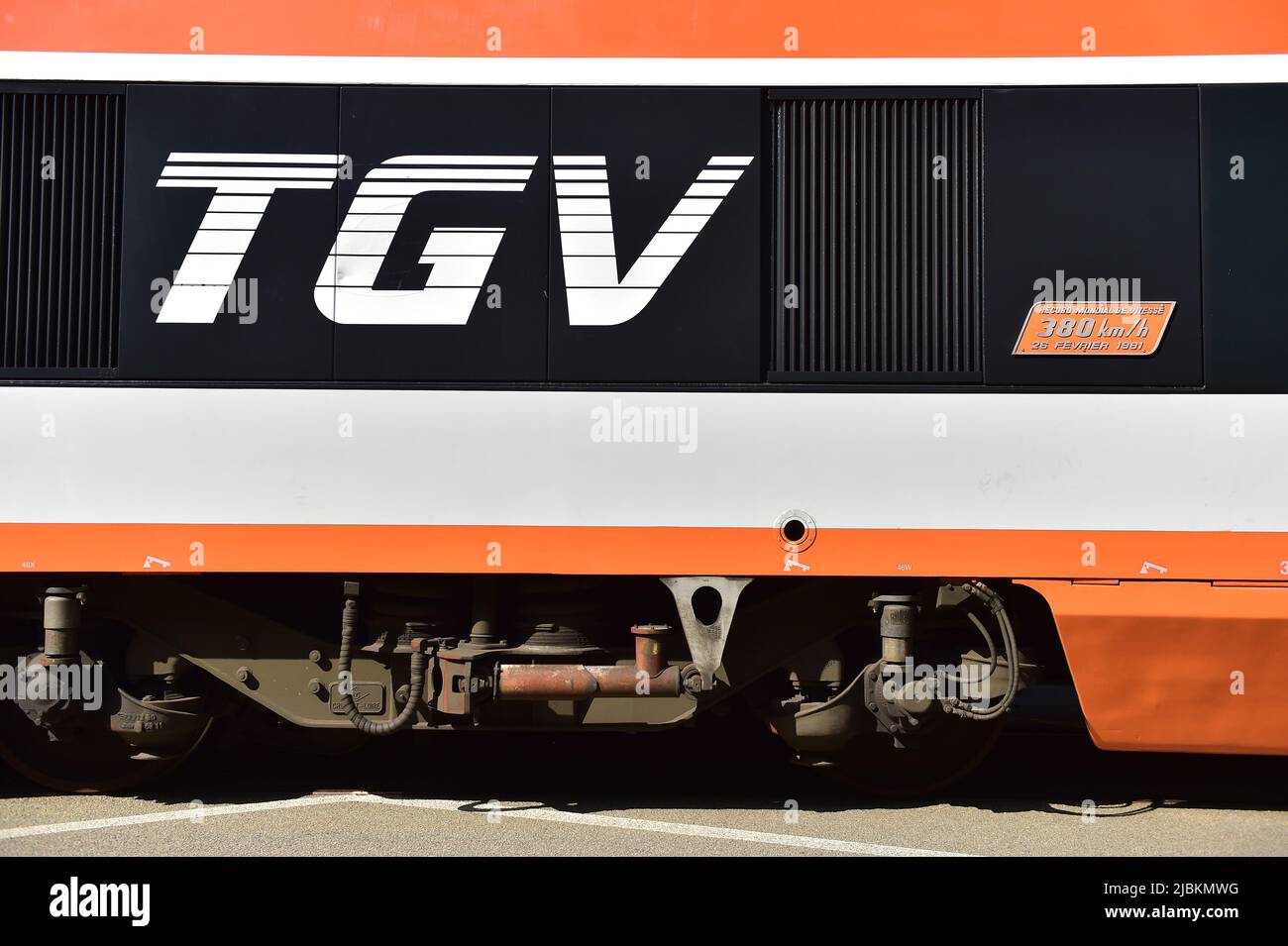 Brno, Czech Republic. 07th June, 2022. France's high-speed train TGV is ...