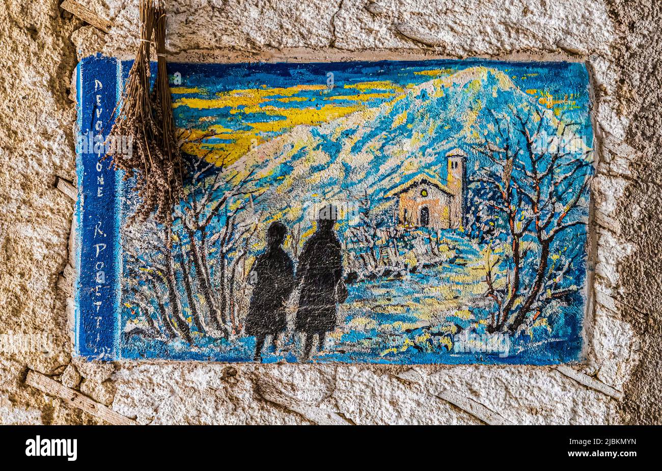 Italy Trentino Balbido - The painted Village - Comune Bleggio Superiore ...