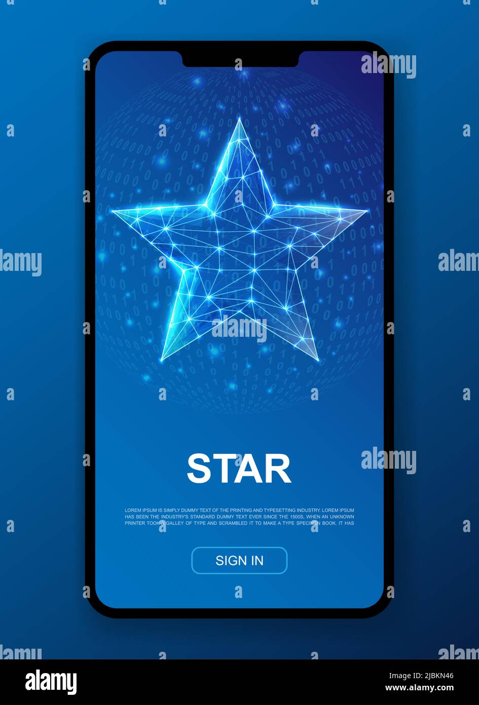 Star 3d polygonal symbol for UI, UX design template. Low poly Rating ...